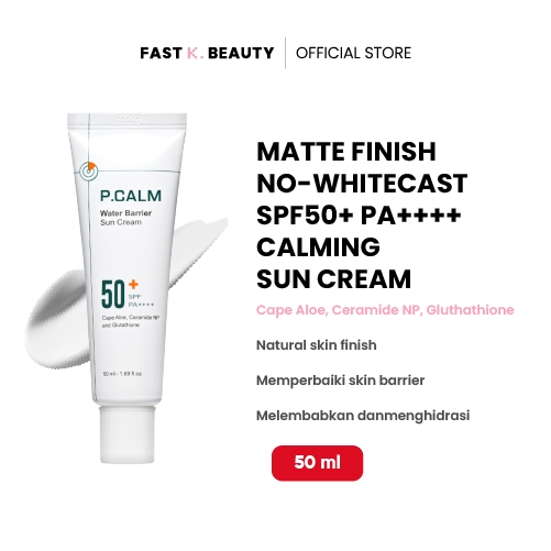 Jual P.CALM Water Barrier Suncream SPF 50+/ PA++++ 50ml | Shopee Indonesia