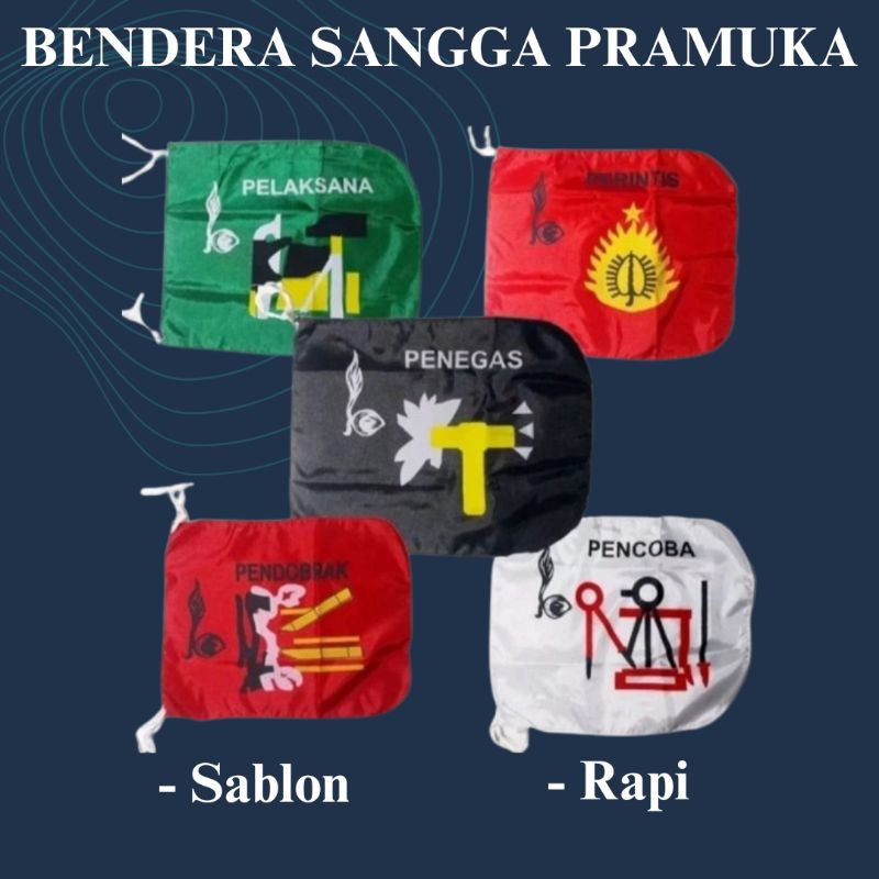 Jual Bendera Sangga Pramuka Sangga Perintis Pendobrak Mencoba Pelaksana ...