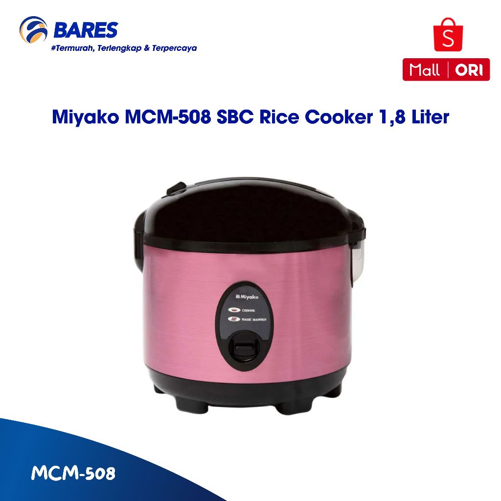 Jual Miyako FamilyWarm Rice Cooker MCM-508 SBC Rice Cooker 1,8 Liter ...
