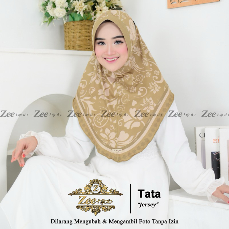 Jual Bergo Ped Printing Motif terbaru by Zee hijab / jilbab instan ...