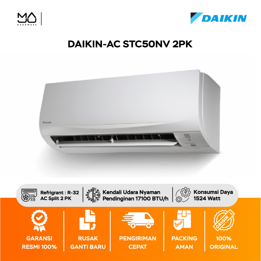 Jual Ac Split 2 Pk Daikin STC50NV 2Pk 50NV Thailand - Garansi Resmi ...