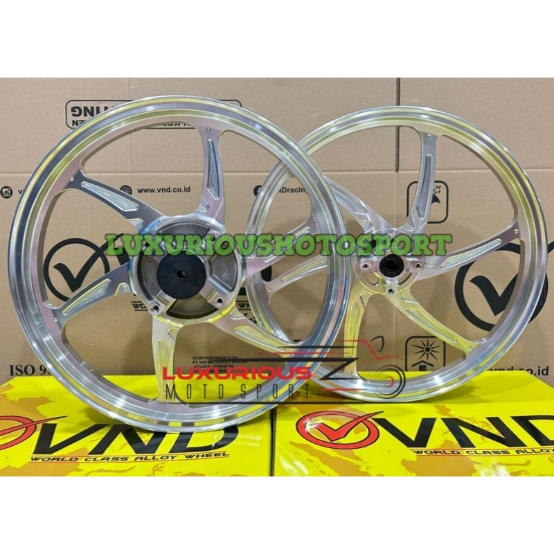 Jual Velg Vnd Six Star V2 Ninja R 160x17 & 185x17 pelak Vnd Racing Six ...