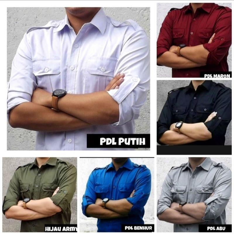 Jual Enzino Sport Original Kemeja Seragam Kerja PDL Tangan Panjang ...