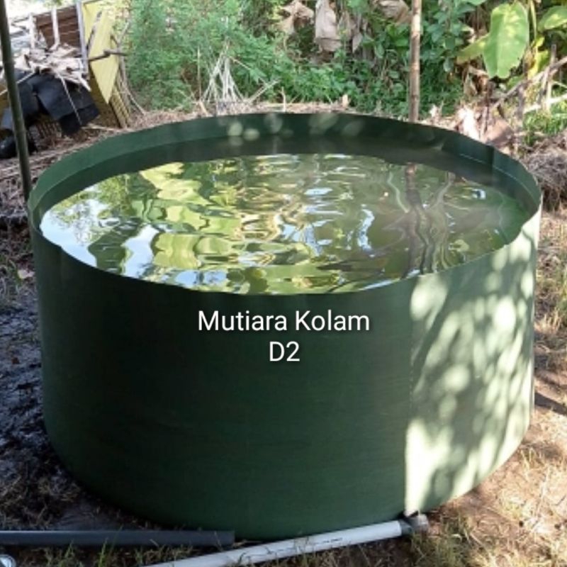 Jual KOLAM IKAN BULAT DIAMETER 2 METER TINGGI 1 METER | TANDON AIR ...
