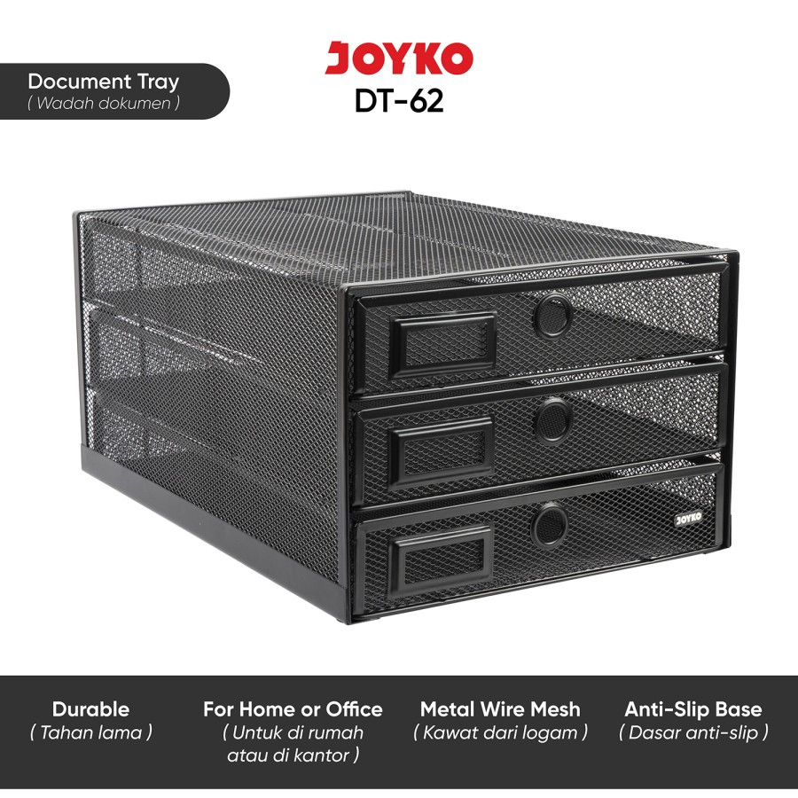 Jual Document Tray Wadah Dokumen Joyko 3 Tray DT-62 | Shopee Indonesia