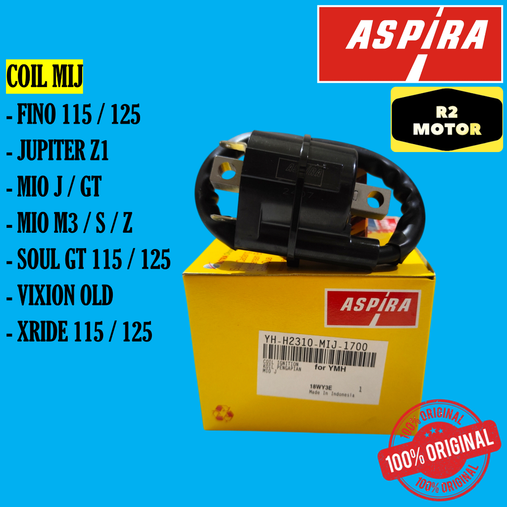 Jual COIL KOIL PENGAPIAN MIJ FINO JUPITER Z1 MIO J GT M3 S Z SOUL GT ...