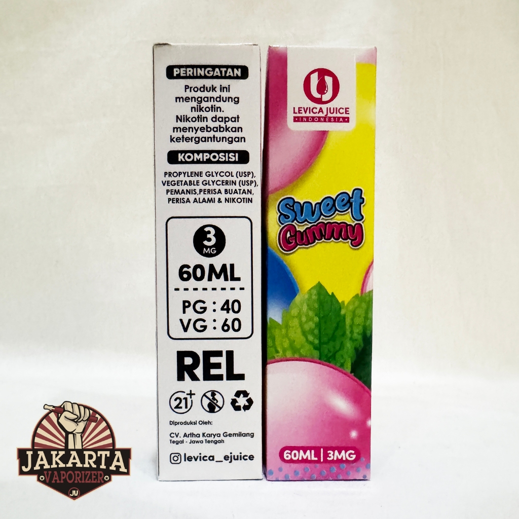 Jual LEVICA SWEET GUMMY 60ML 3MG BY LEVICA JUICE | Shopee Indonesia