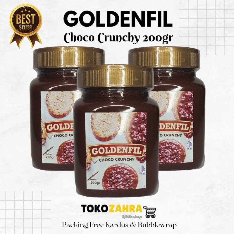 Jual Goldenfil Choco Crunchy In Jar 200gr | Shopee Indonesia