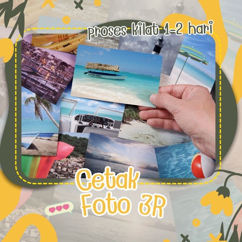 Jual CETAK FOTO 3R PROSES KILAT 1 HARI BAHAN GLOSSY | Shopee Indonesia