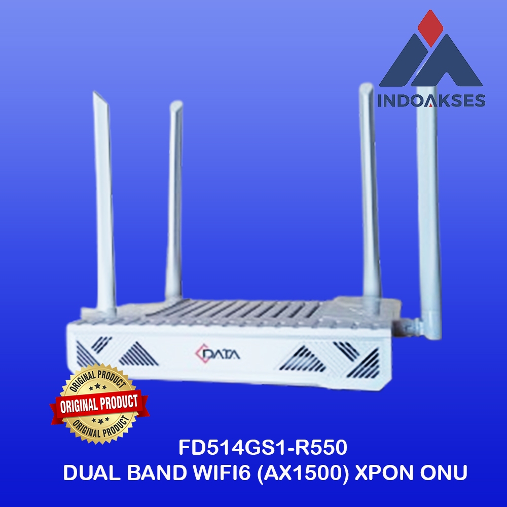 Jual C-DATA XPON ONU FD514GS1-R550 4GE Dual-Band WiFi6 (AX1500) GPON ...