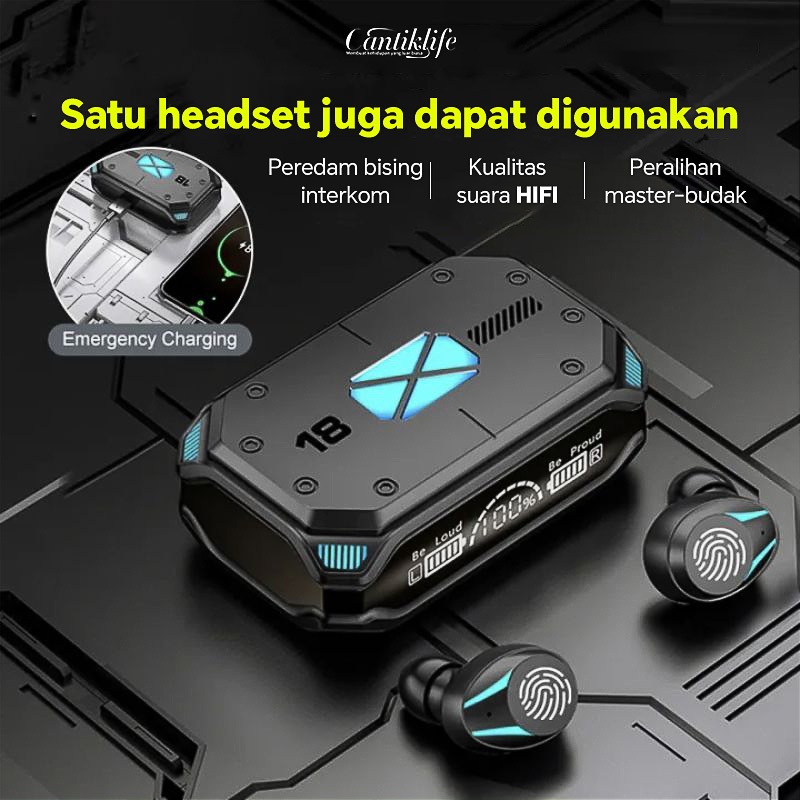 Jual 【Gaya Mekanis】TWS M41 Headset Bluetooth Nirkabel Headset Gaming In ...