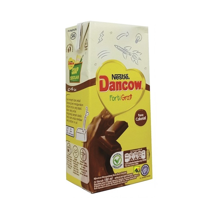 Jual Dancow UHT Coklat 180 ml | Shopee Indonesia