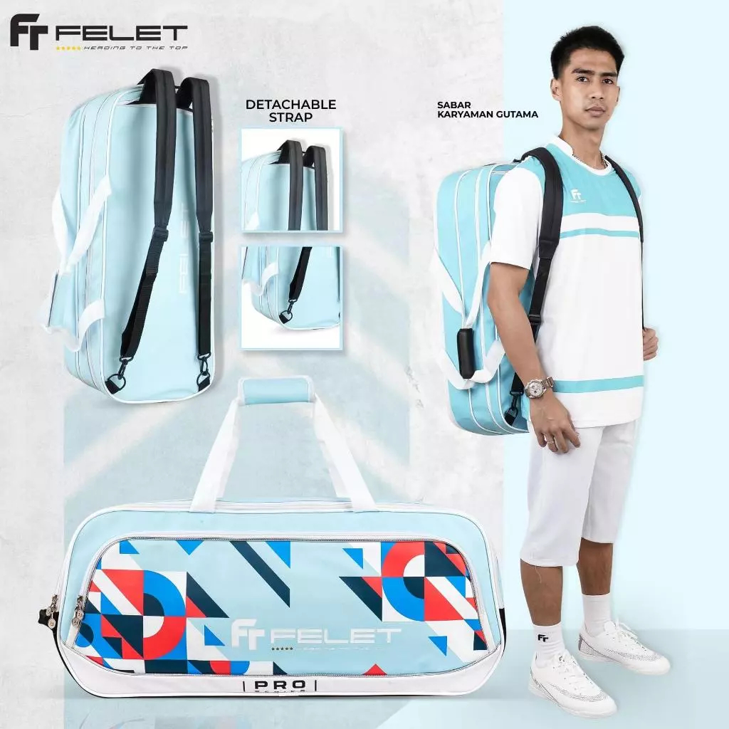 Jual FELET SMART PRO 10 TOURNAMENT BAG WITH THERMAL TAS RAKET BADMINTON ...