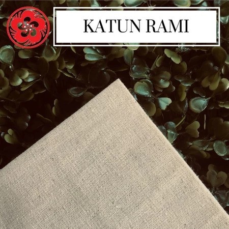 Jual Kain Kanvas Katun Rami Harga per 1/2 meter (Min. order 2 pcs ...