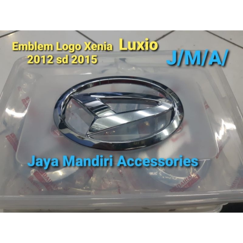 Jual Emblem Logo Daihatsu Xenia All New dan Luxio Bagian Depan Original ...