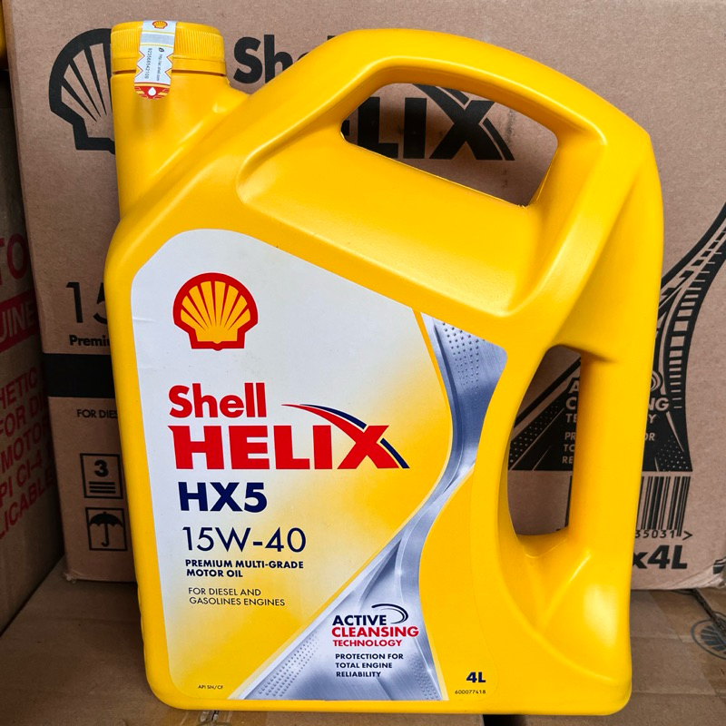 Jual Oli mobil Shell helix HX5 15W-40 4liter | Shopee Indonesia