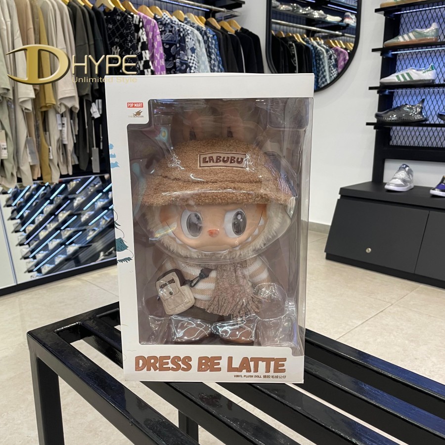 Jual LABUBU POP MART DRESS BE LATTE DOLL 38CM 100% ORIGINAL | Shopee ...