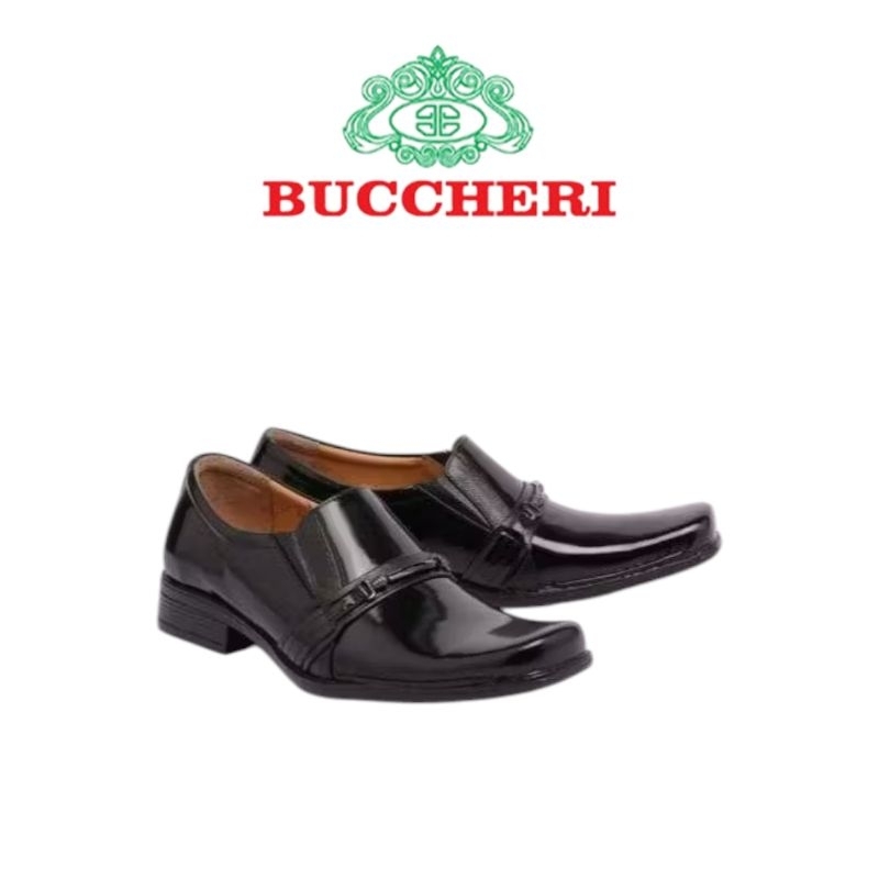 Jual BUCCHERI SERGIO Sepatu Formal Pria Glosy-cp3712-black | Shopee ...