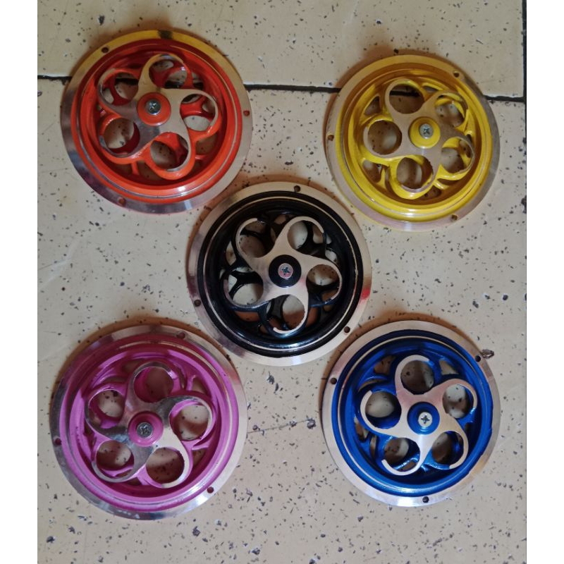 Jual COVER KIPAS SPINNER RADIATOR MODEL KEMBANG PNP VESPA SPRINT ...