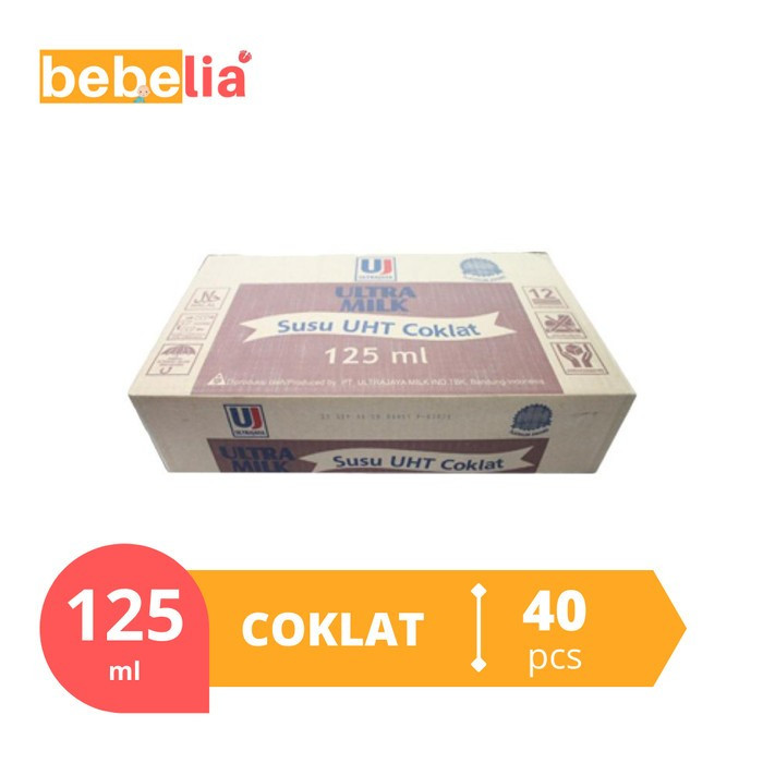 Jual Ultra Milk Susu UHT Coklat 125 ml 1 dus isi 40 pcs | Shopee Indonesia