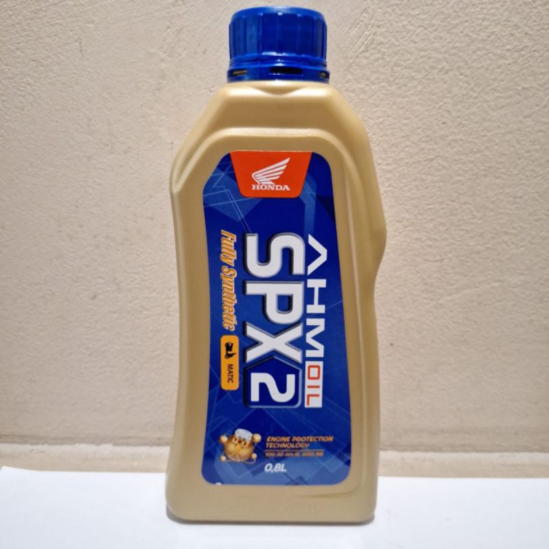 Jual Oli Motor Matic Honda SPX 2 10W-30 API JASO MB 0,8L 800ML | Shopee Indonesia