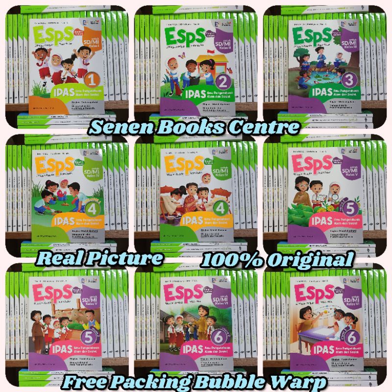 Jual Buku ESPS IPAS Kelas 1 2 3 4 5 6 SD/Mi Erlangga Kurikulum Merdeka | Shopee Indonesia