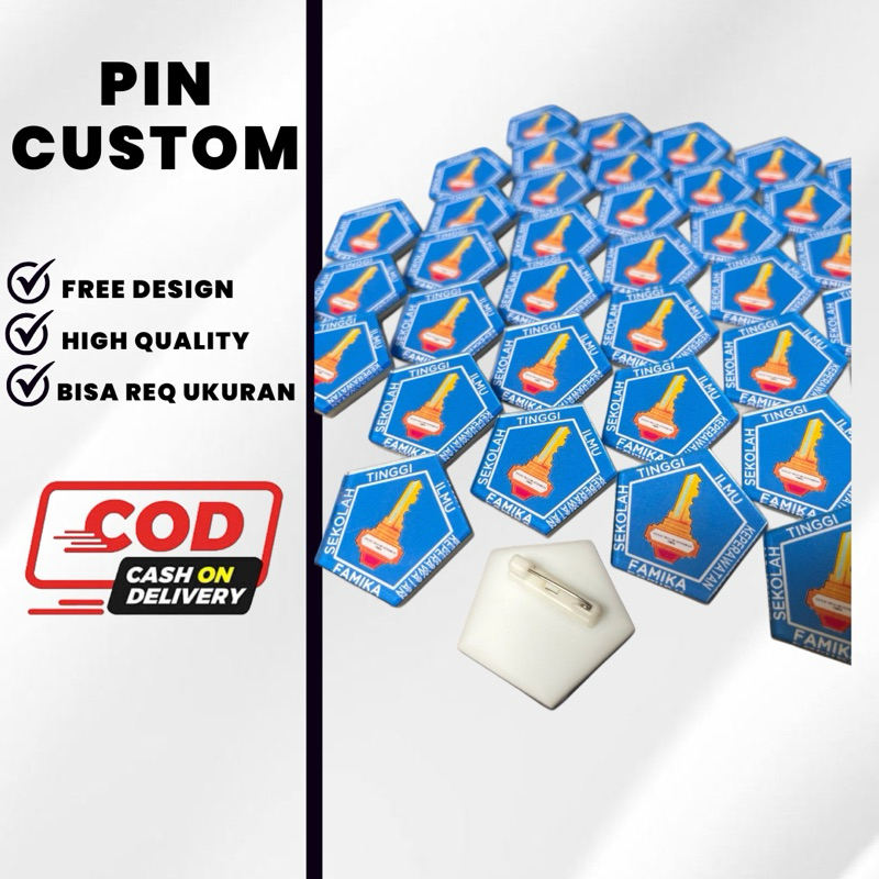 Jual PIN CUSTOM | PIN AKRILIK CUSTOM | Shopee Indonesia