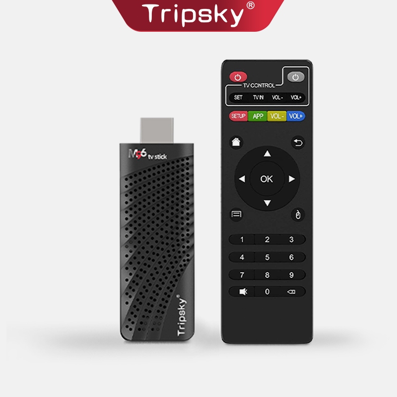 Jual Tripsky android tv stick Ram 8GB Rom 128GB Compact TV box Android ...