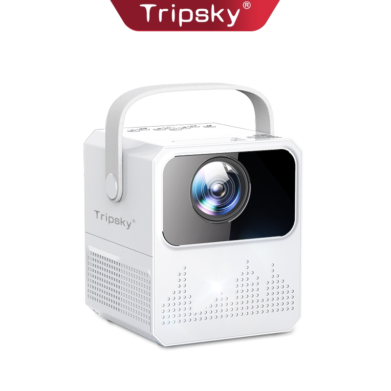Jual Tripsky Android Proyektor T2mini Ram 2GB Built-in speaker Android 9 WiFi portable Home ...