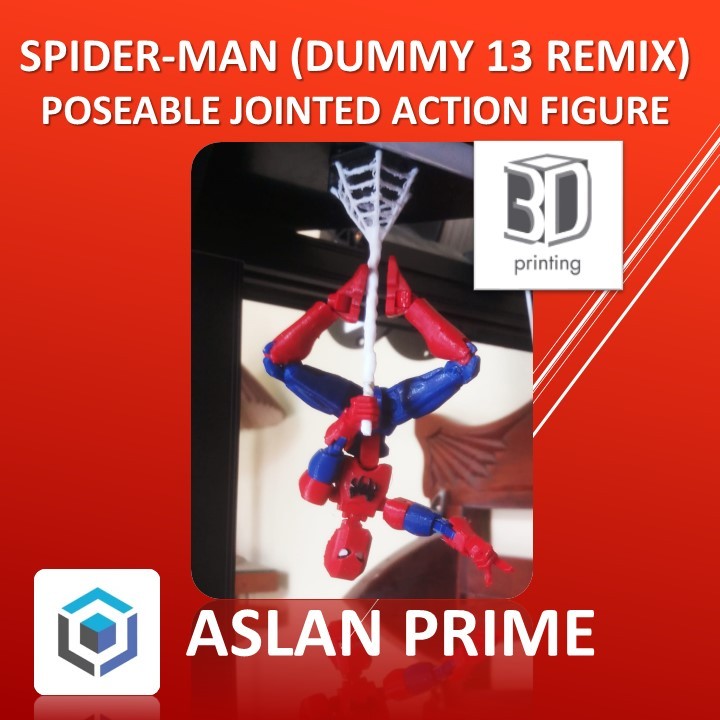 Jual DUMMY 13 SPIDER-MAN EDITION JOINTED POSEABLE ACTION FIGURE 3D ...
