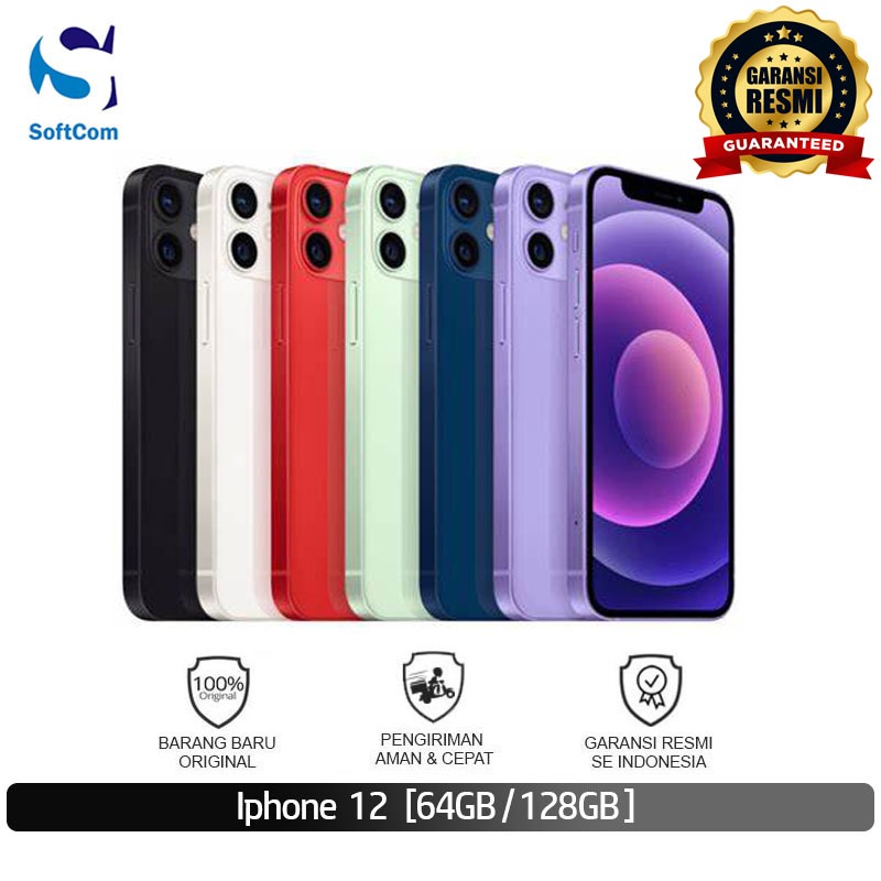 Jual iPhone 12 Chipset A14 Bionic [64GB | 128GB] Original Garansi Resmi ...