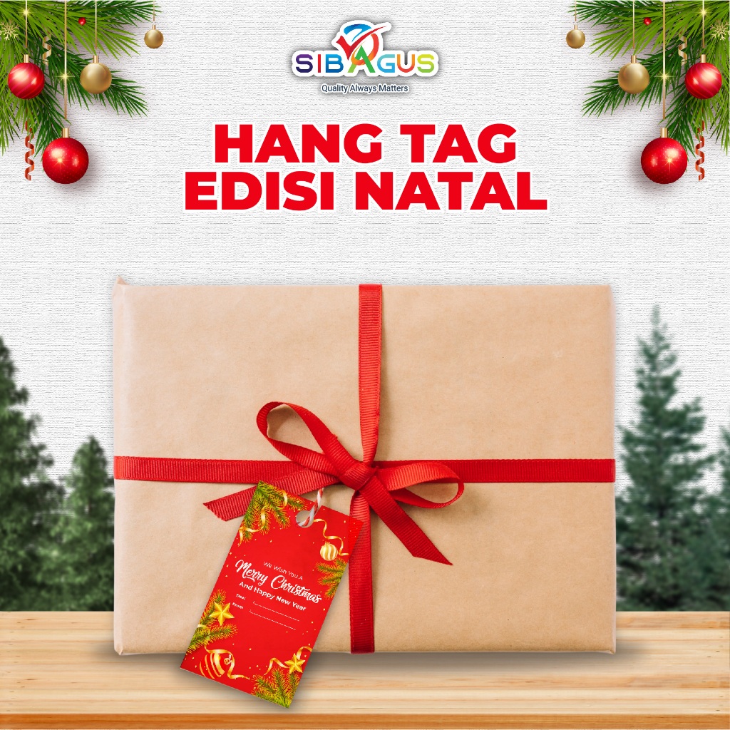 Jual Hangtag Edisi Natal 2025 Cetak 1 sisi | Chrismas Tag | Shopee ...