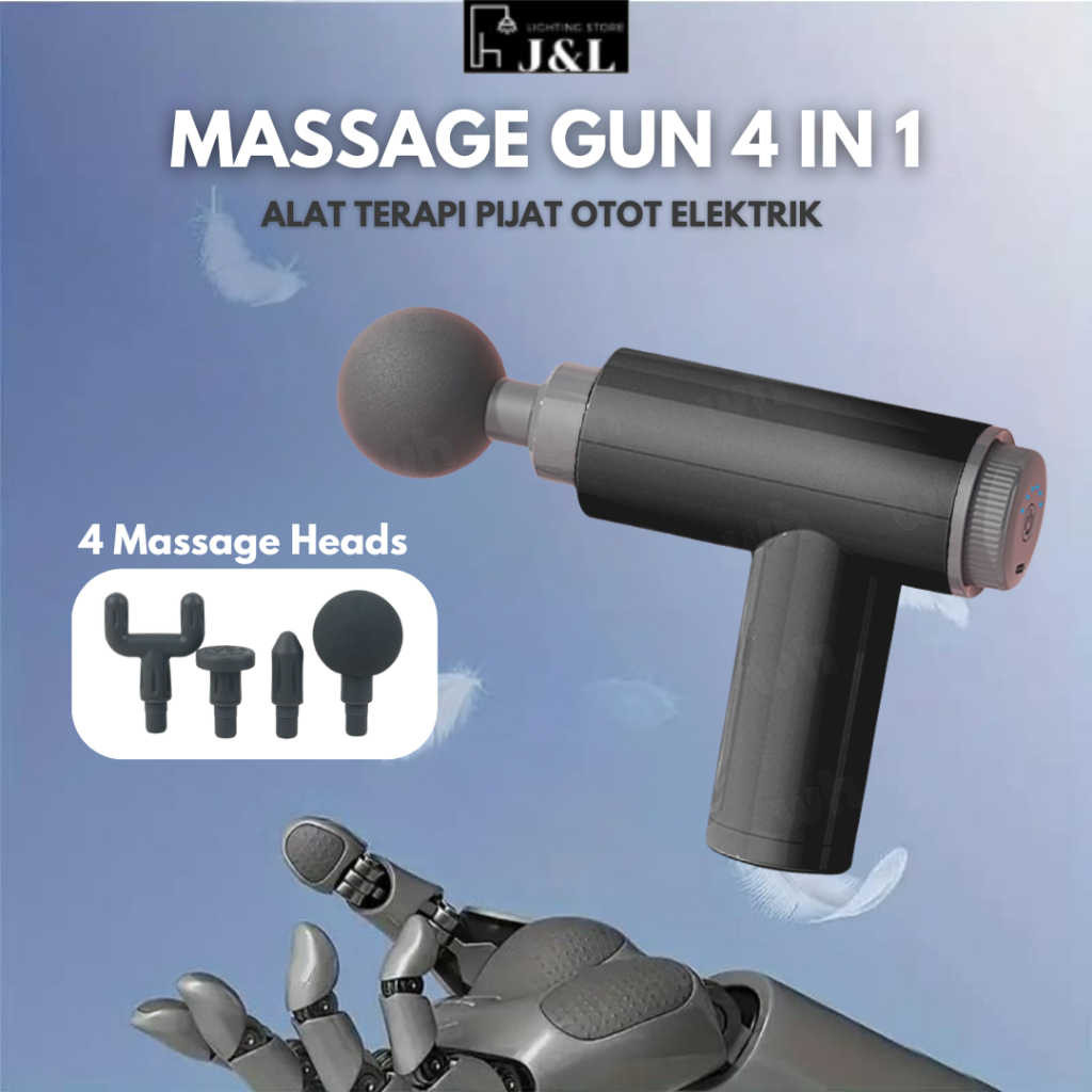 Jual ALAT PIJAT MINI FASCIA GUN MASSAGE GUN ALAT PIJAT OTOT ELEKTRIK ...