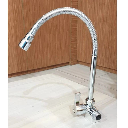 Jual HF Sanitary Kran Angsa 310 drat 1/2 inch/ SUS304 Kran Angsa ...