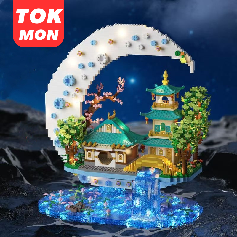 Jual Brick Balok Besar Mainan Moon Palace Anak Set Kreativitas Mainan ...