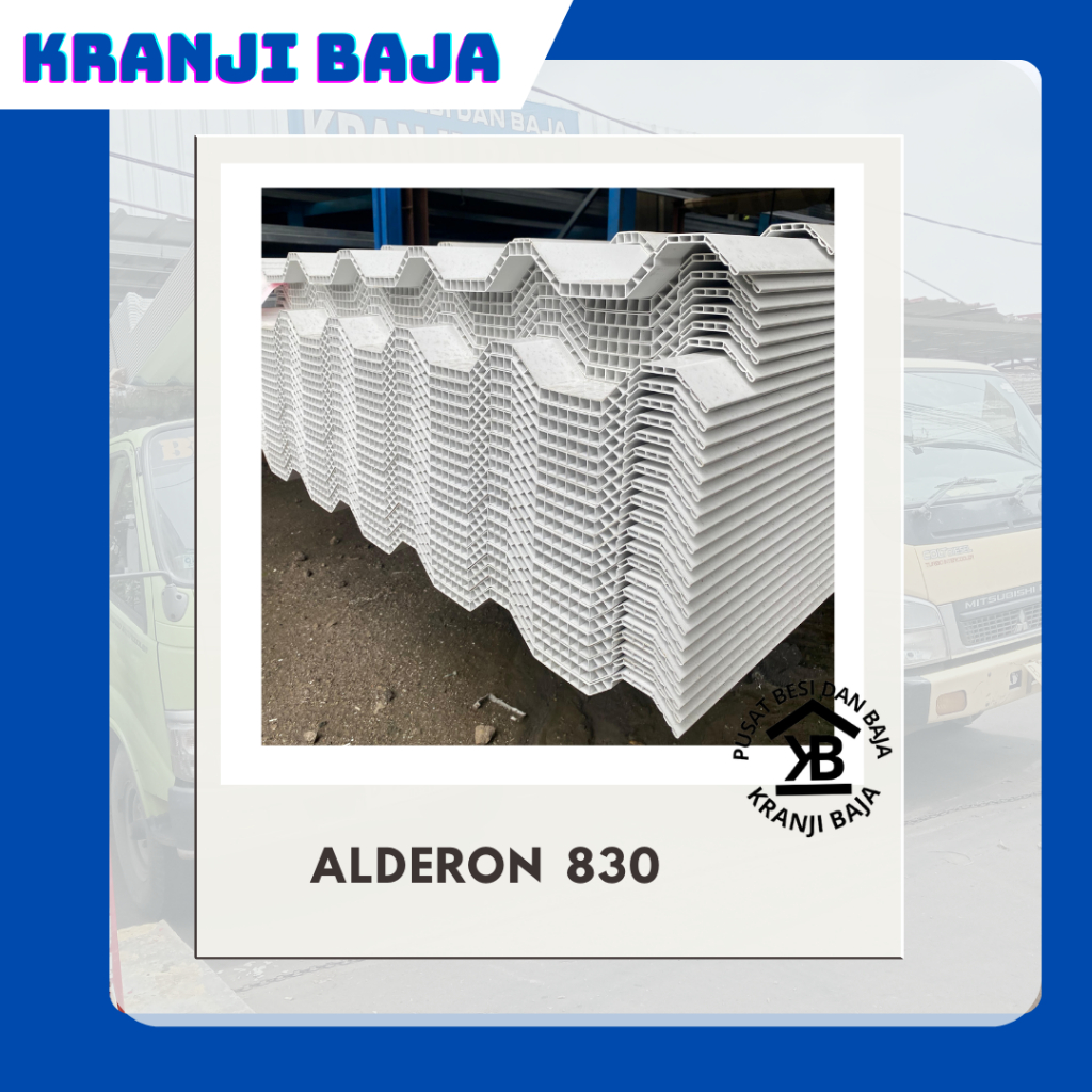 Jual Alderon Double Layer Twinwall 830 3mtr Warna Putih / Biru /Abu-abu ...