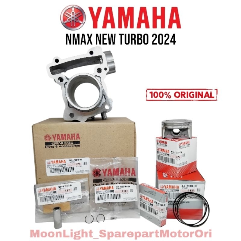 Jual BLOK SEHER PISTON SET NMAX NEW TURBO 2024 BLS N-MAX NEO ORIGINAL ...