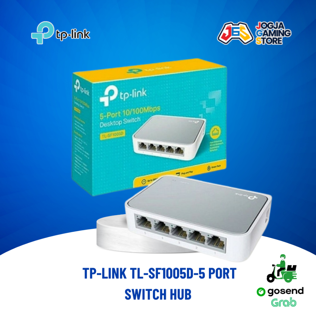 Jual TP LINK 5 Port TL-SF1005D Switch HUB 10/100Mbps Network Lan Internet | Shopee Indonesia