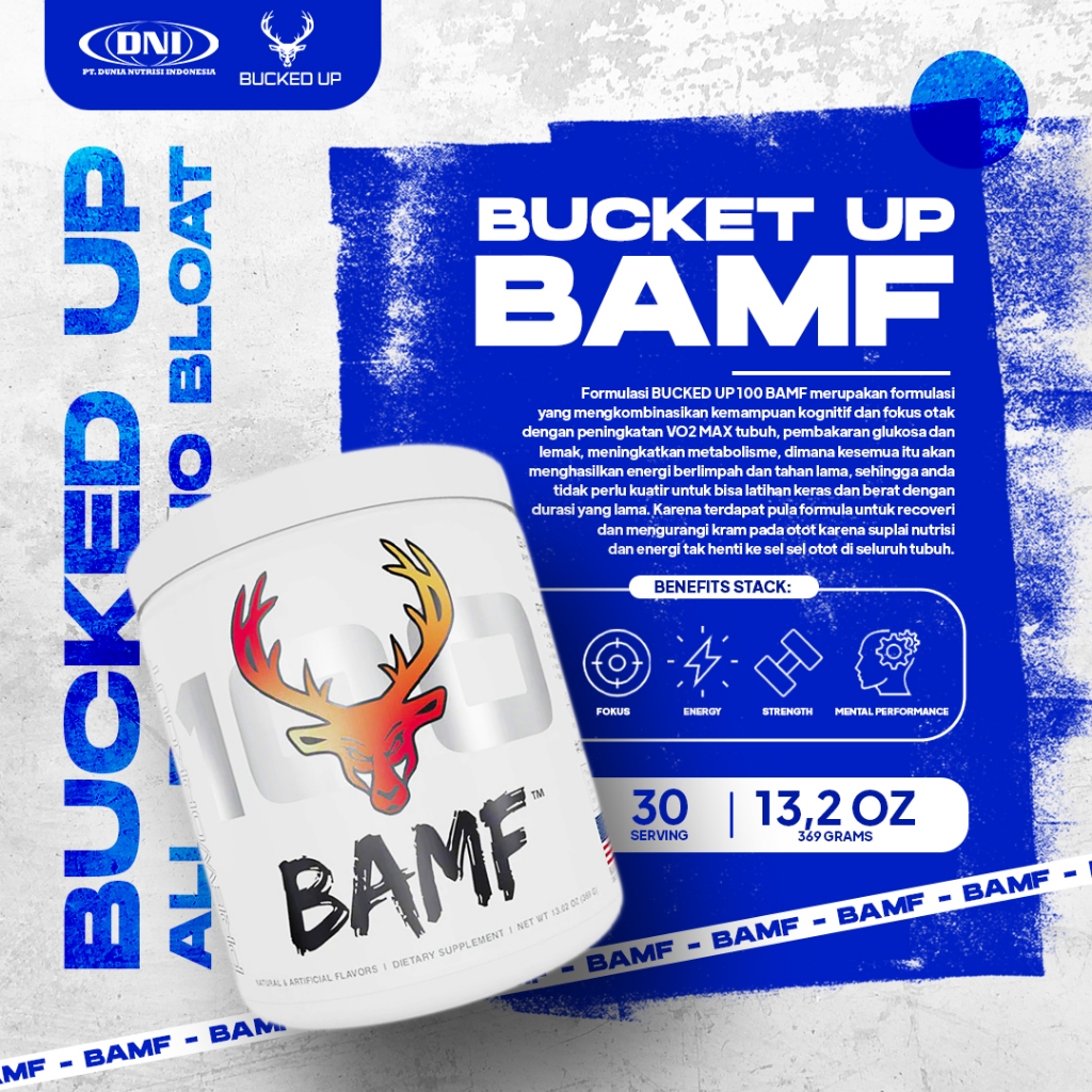 Jual 100 BAMF 369 GRAMS (30 SERVING) | Shopee Indonesia