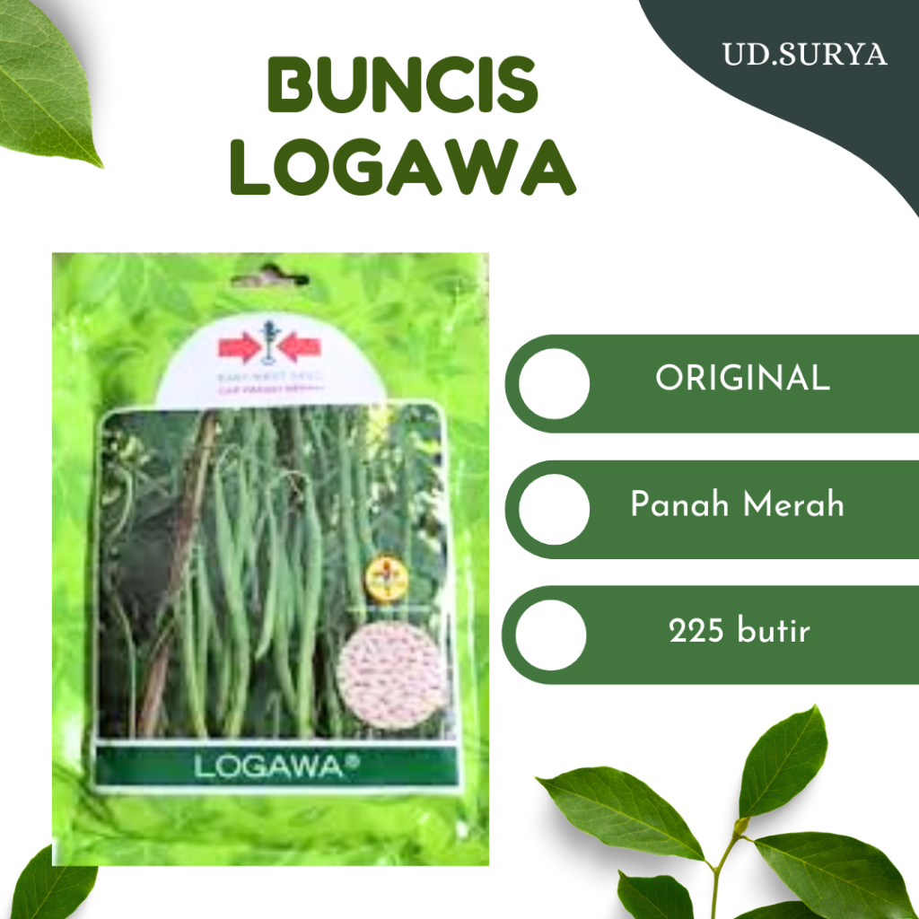 Jual BENIH BUNCIS LOGAWA KEMASAN 225 BUTIR PRODUK PANAH MERAH | Shopee ...