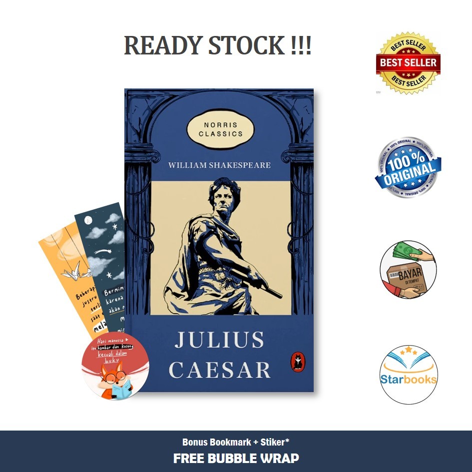 Jual Buku Julius Caesar by William Shakespare - Norris Book (Novel ...