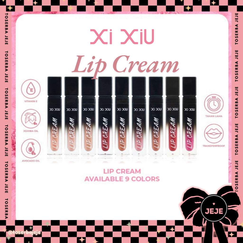 Jual XI XIU Divine Lip Cream Light Pigmented Matte | Lipstik xixiu ...