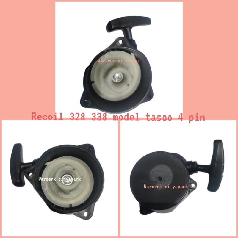 Jual Recoil stater assy tarikan mesin potong rumput tasco BG 328 E 4 pin | Shopee Indonesia