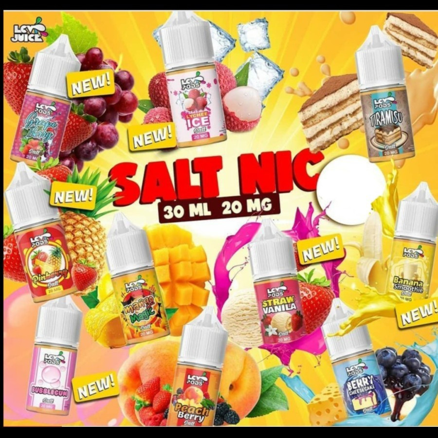 Jual LCV JUICE PODS Series 30ml 20mg Salt Nic | Shopee Indonesia