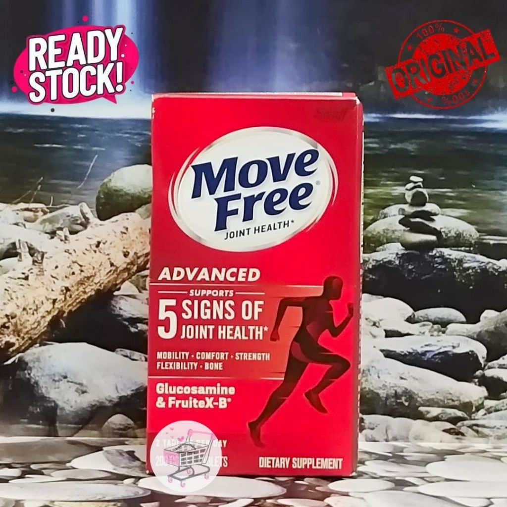 Jual (100% ORIGINAL) MOVE FREE - Advanced 5 Signs of Joint Health ...