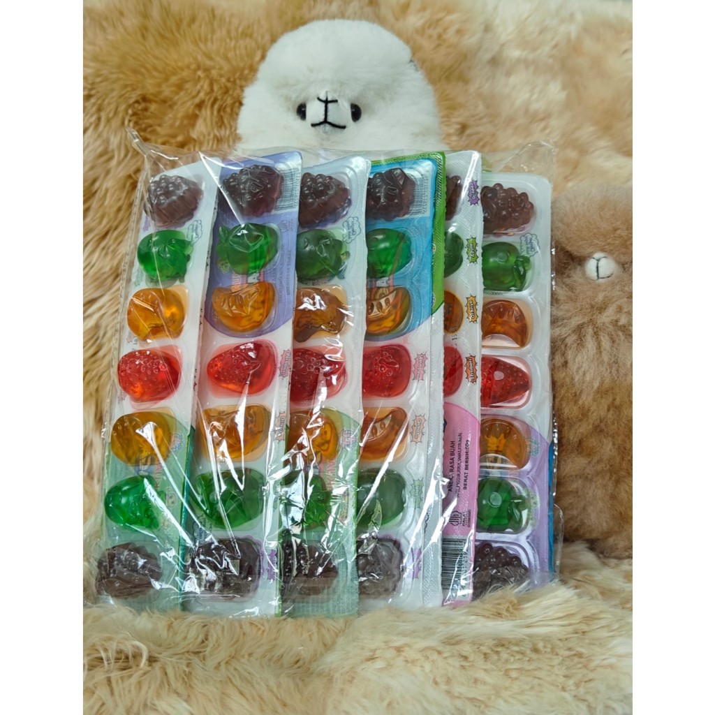 Jual AAA permen Jeli Agar bentuk buah-buahan, 20pcs | Shopee Indonesia