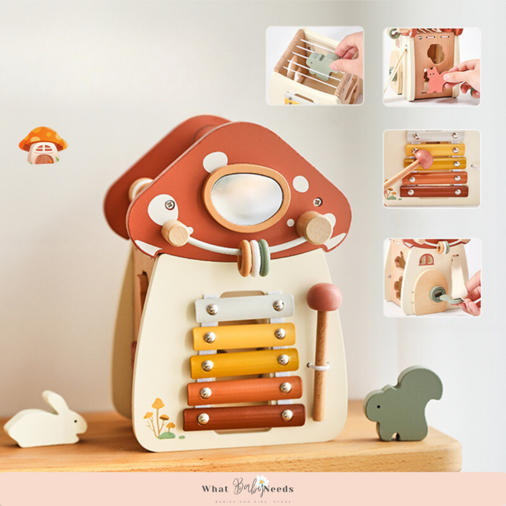 Jual What Baby Needs - Jayden Baby Wooden Busy Box / Mainan Edukasi ...