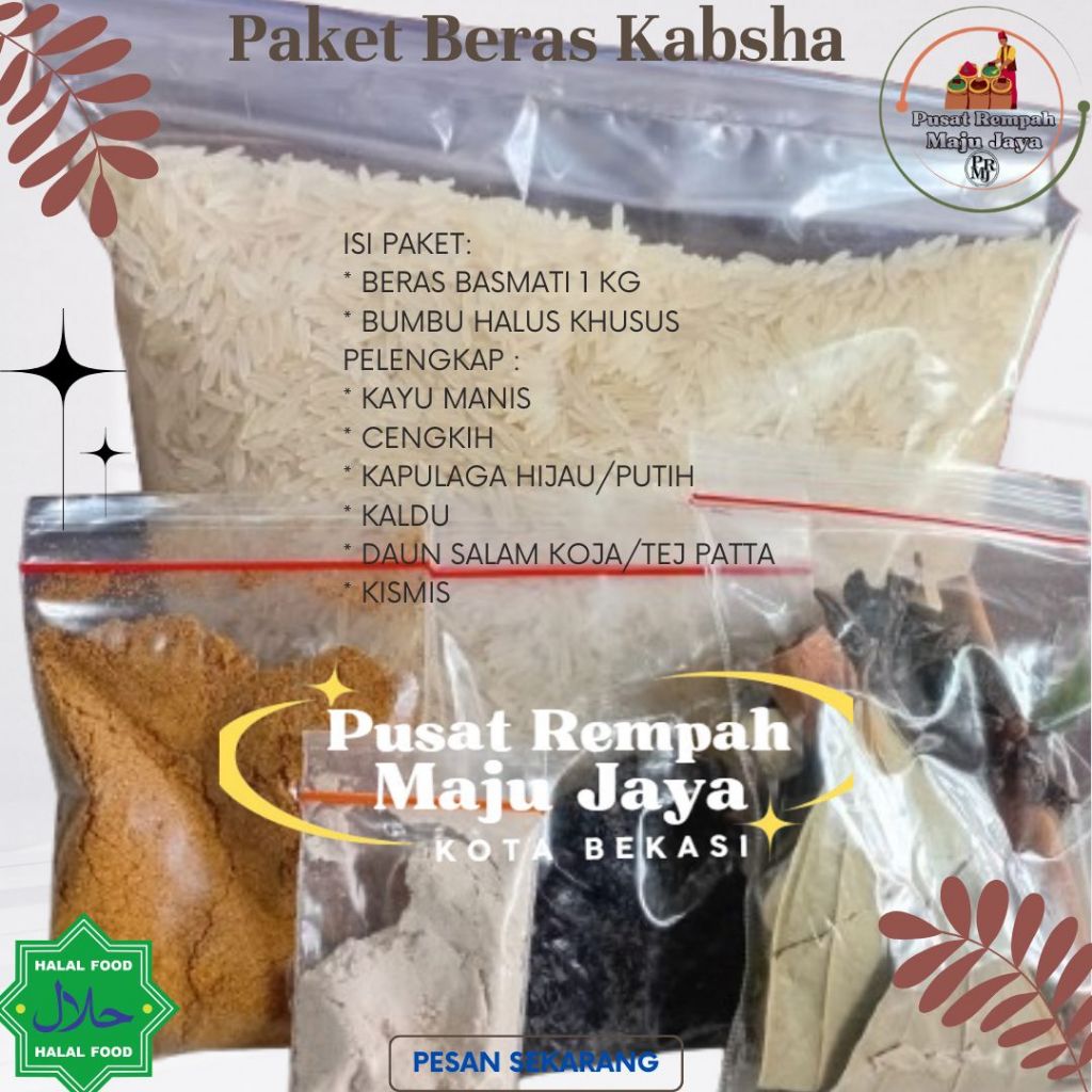 Jual Paket Beras basmati Kabsha 1 kg | Shopee Indonesia