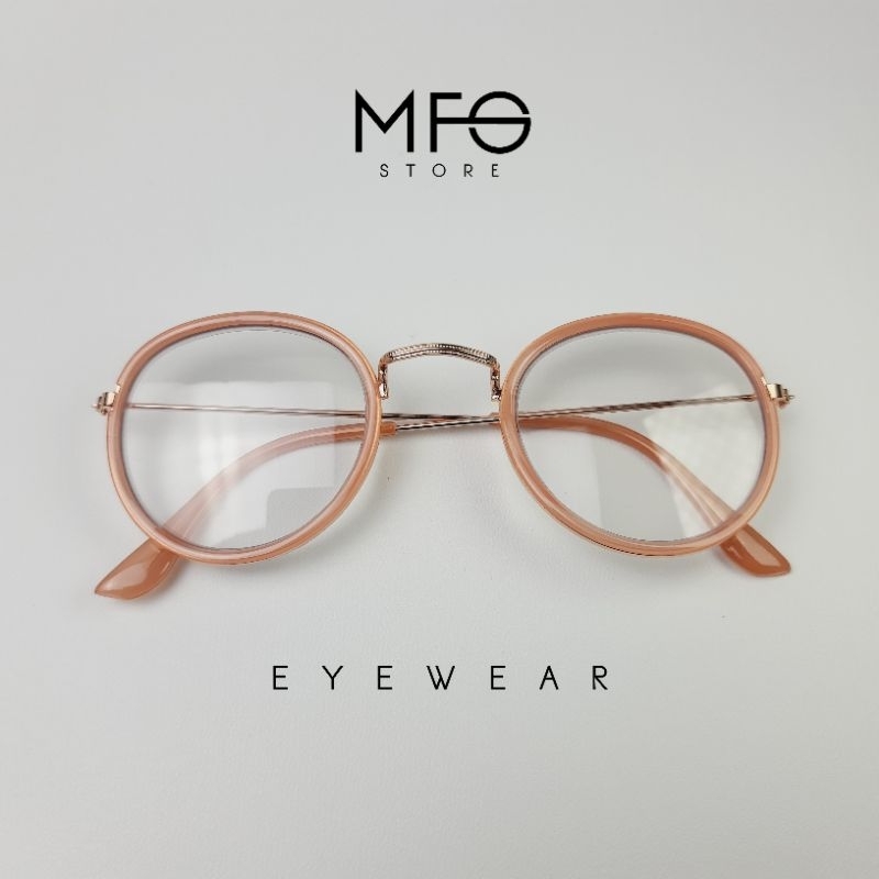 Jual Kacamata Photocromic Frame Bulat Double Ring Tangkai Perpaduan ...