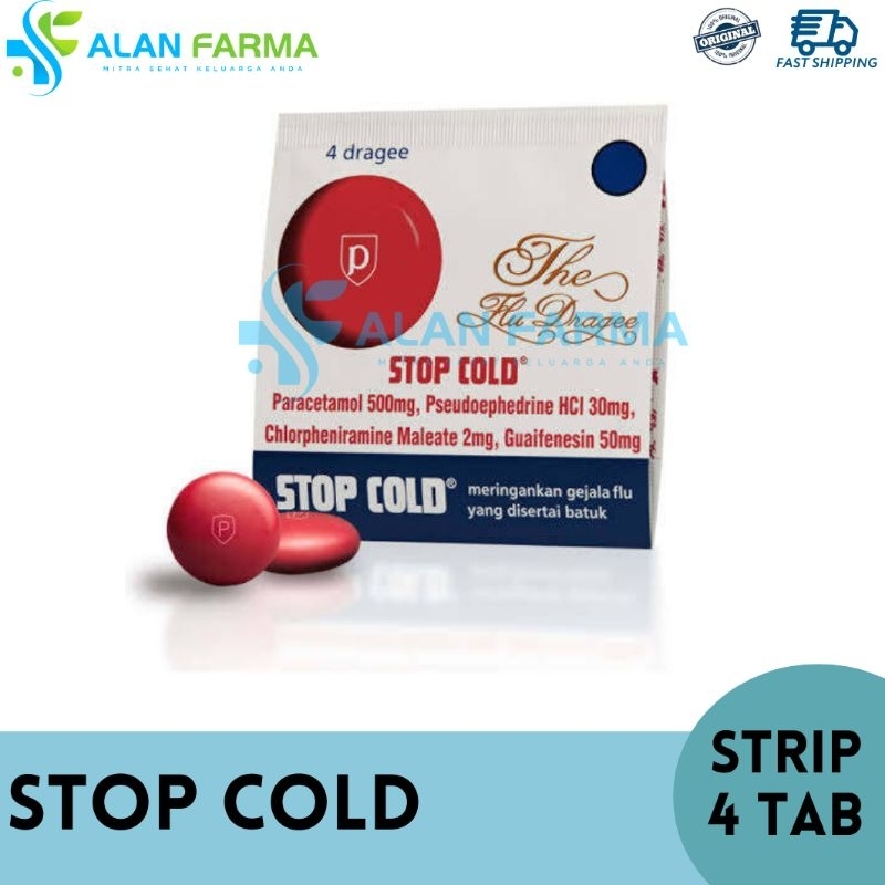 Jual Stopcold Strip Isi 4 Tablet | Stop Cold | Stopkol | Shopee Indonesia